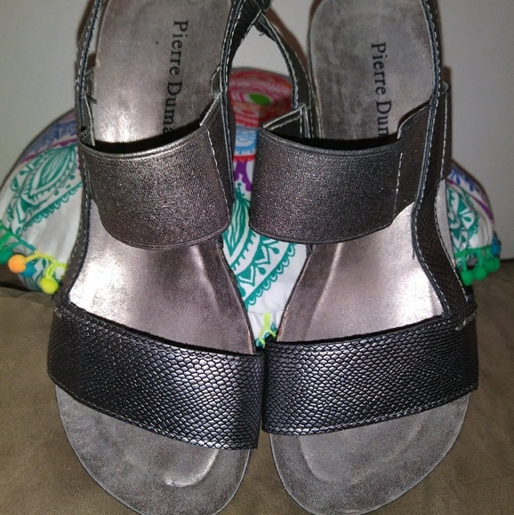 Pierre Dumas | Shoes | Pierre Dumas Platform Wedge Hester Sandals ...